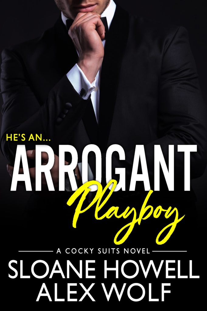 ARROGANT PLAYBOY by Sloane Howell & Alex Wolf - Bookcase and Coffee