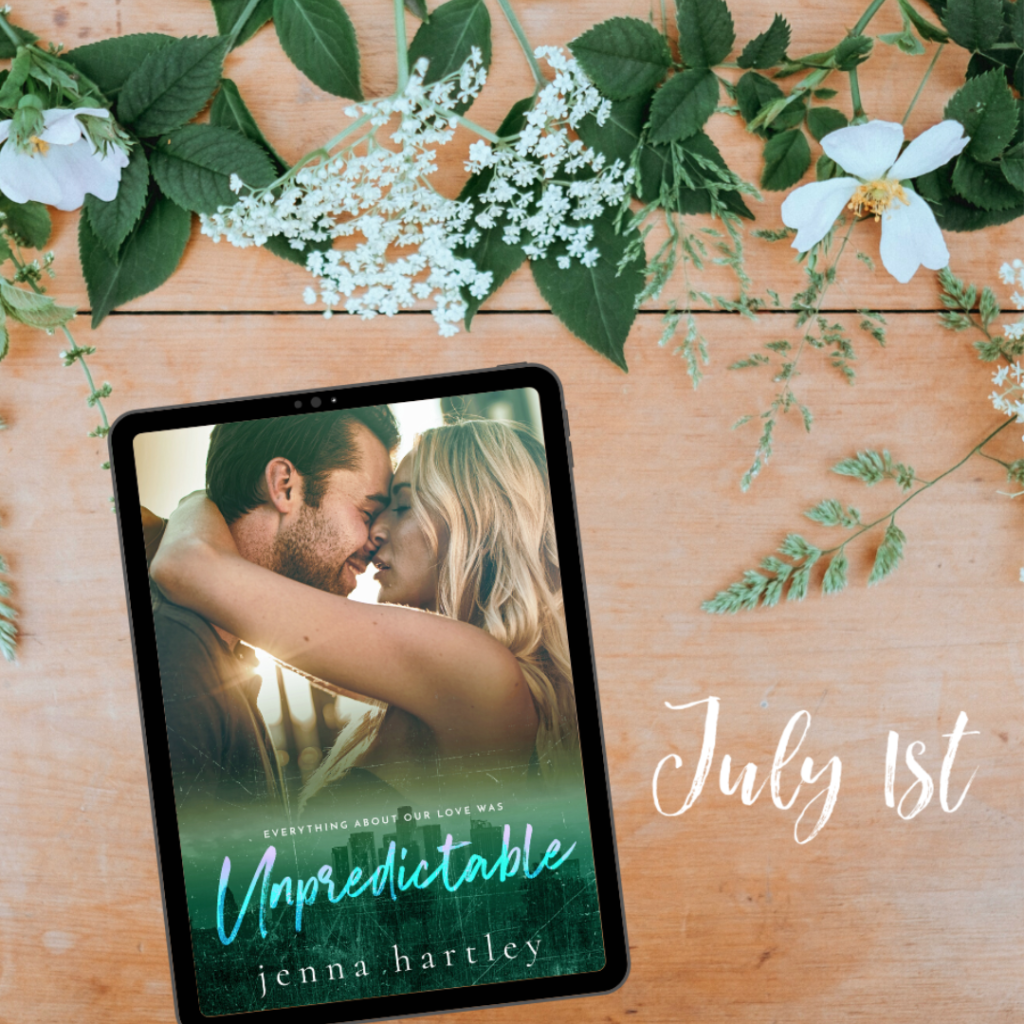 Unpredictable Cover Reveal - Bookcase and Coffee