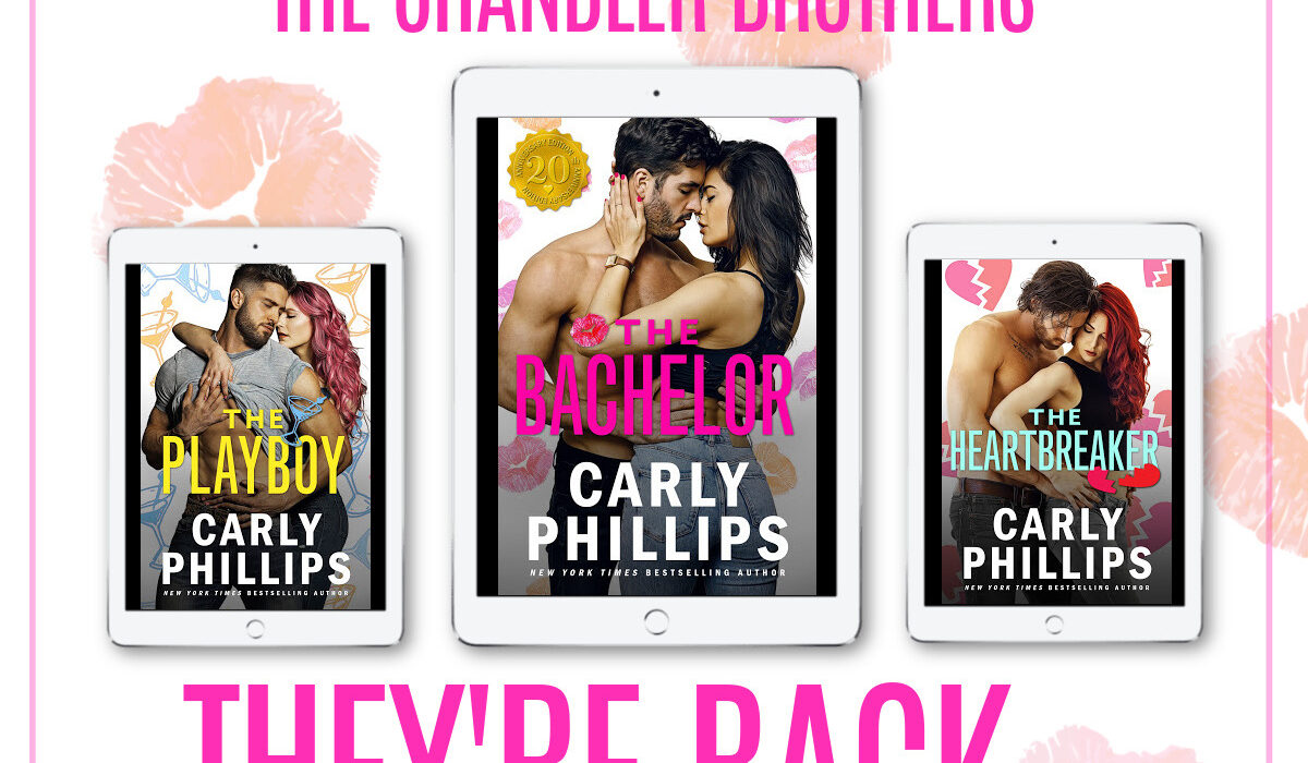 BIG CARLY PHILLIPS ANNOUNCEMENT - Bookcase and Coffee