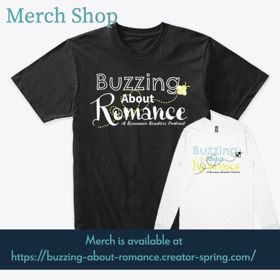 Buzzing about Romance Merch - Bookcase and Coffee