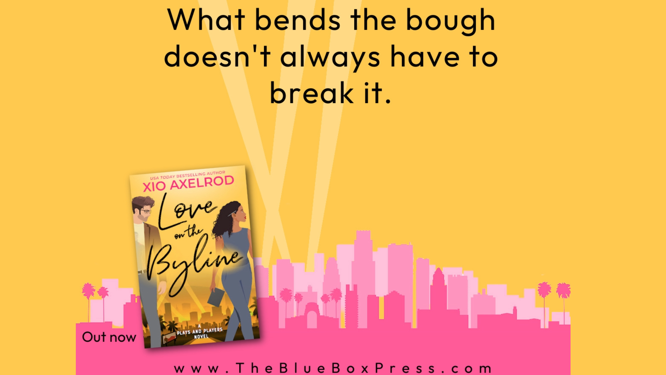 Love on the Byline by Xio Axelrod - Bookcase and Coffee