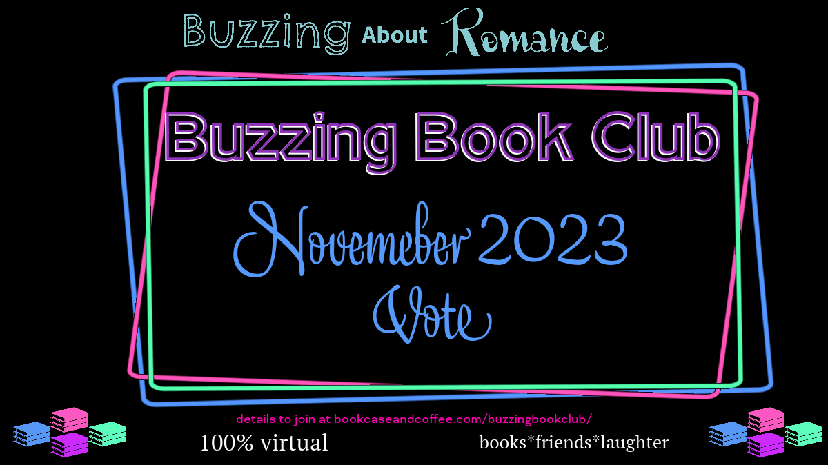 November Buzzing Book Club Vote - Bookcase and Coffee