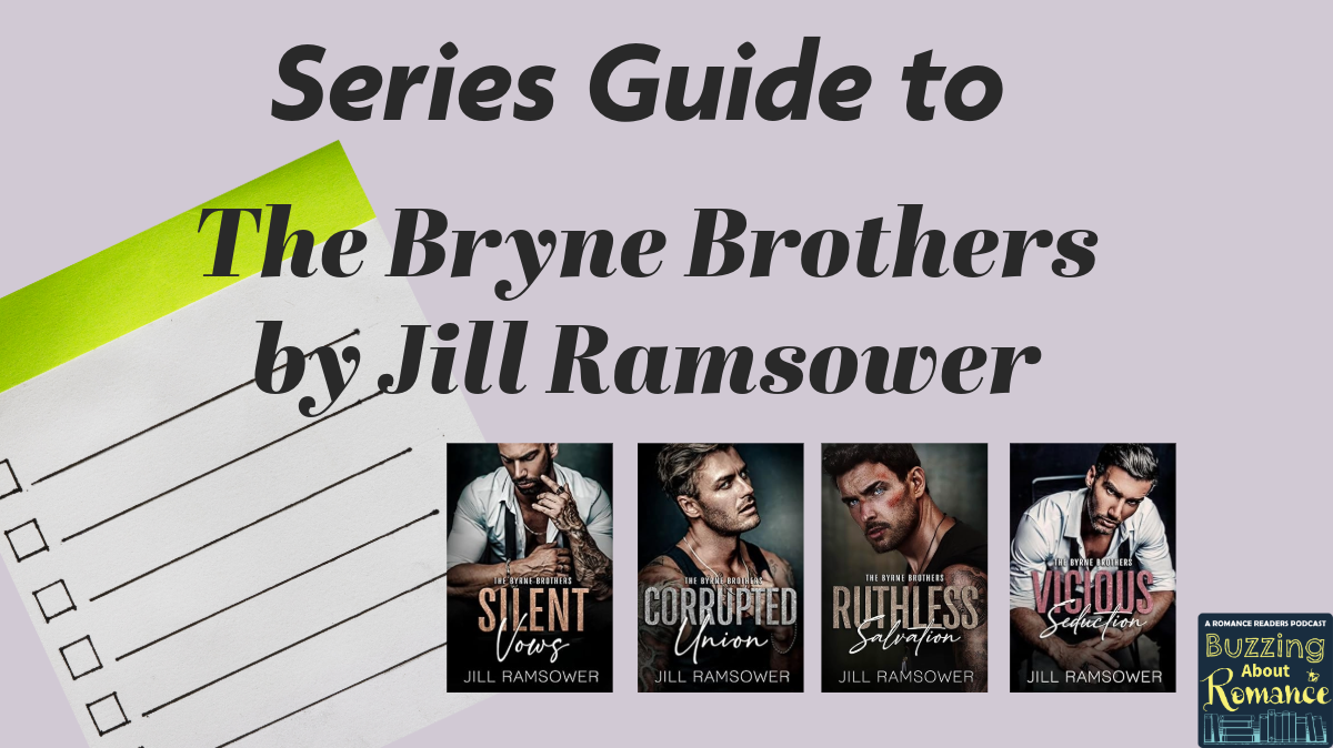 Series Guide to The Byrne Brothers by Jill Ramsower - Bookcase and Coffee