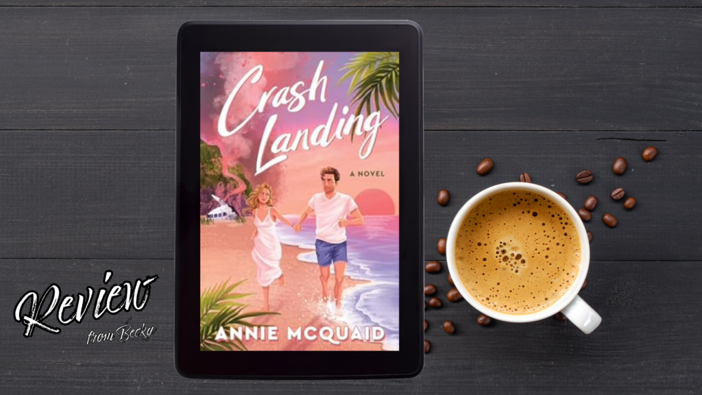Crash Landing by Annie McQuaid - Bookcase and Coffee