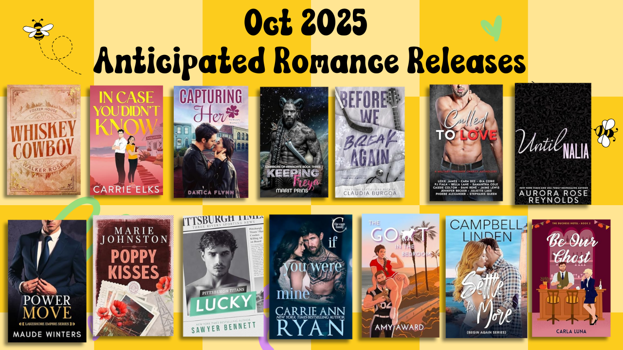 October Anticipated Romance Releases - Bookcase and Coffee